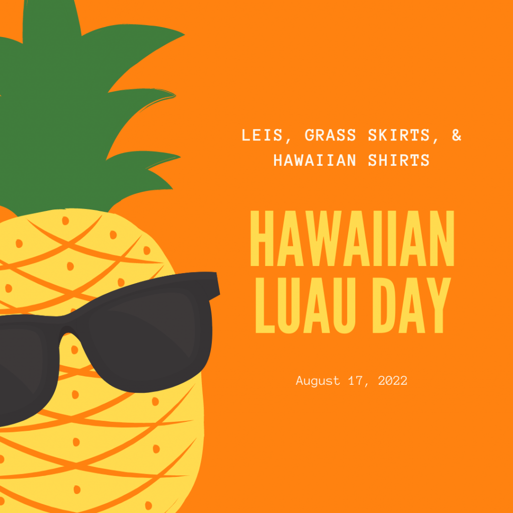 Hawaiian Luau Day!